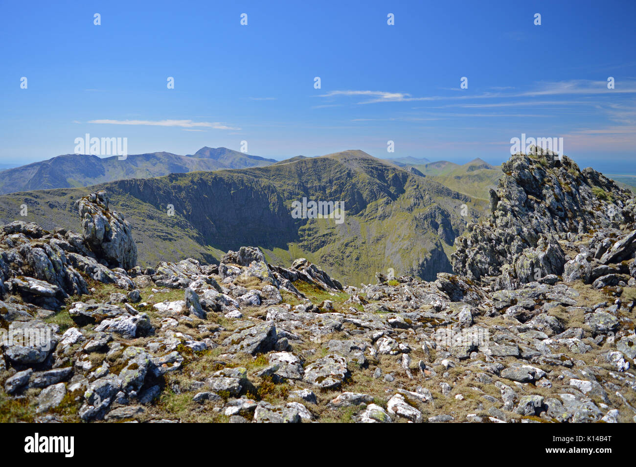 Carneddau Mountains Snowdonia National Park Stock Photo - Alamy