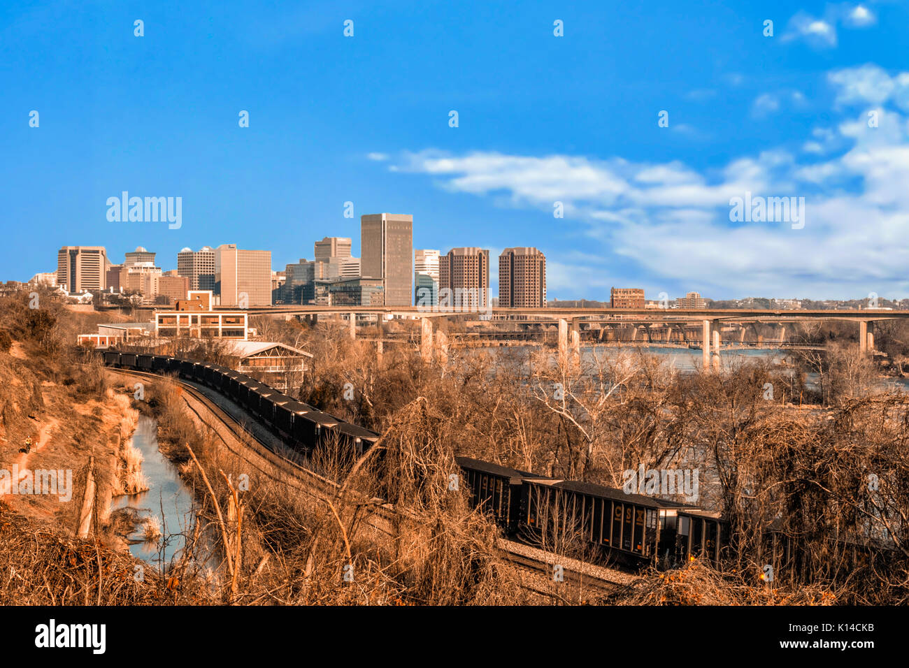 Richmond, Virginia Skyline Stock Photo - Alamy