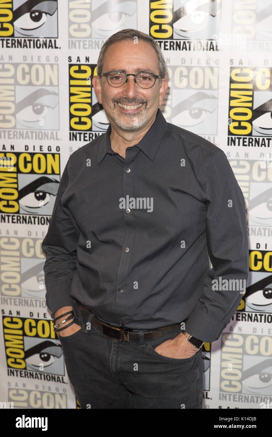 'Stitchers' press room at Comic Con 2017 in San Diego Convention Center ...