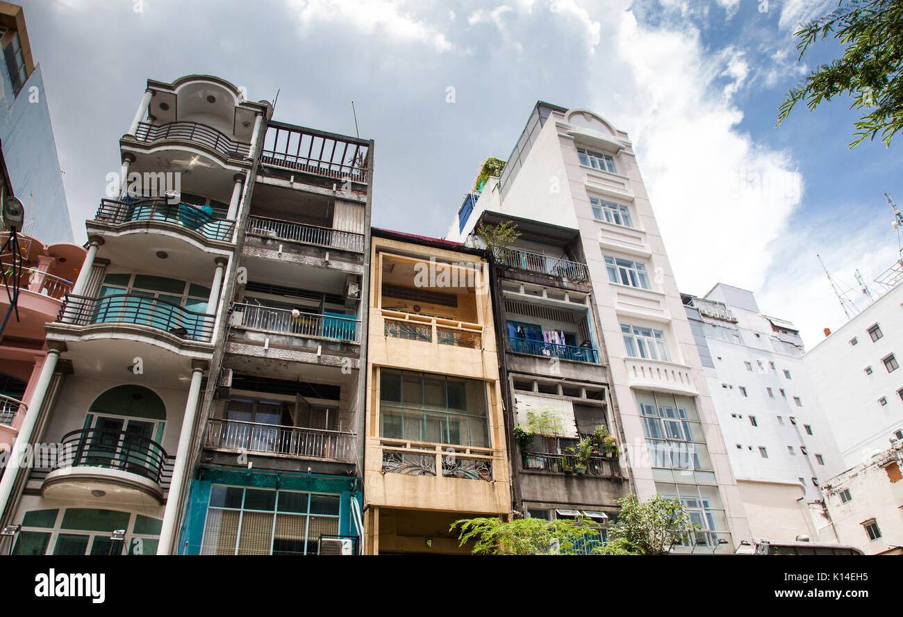 buildings in Saigon, Vietnam Stock Photo - Alamy