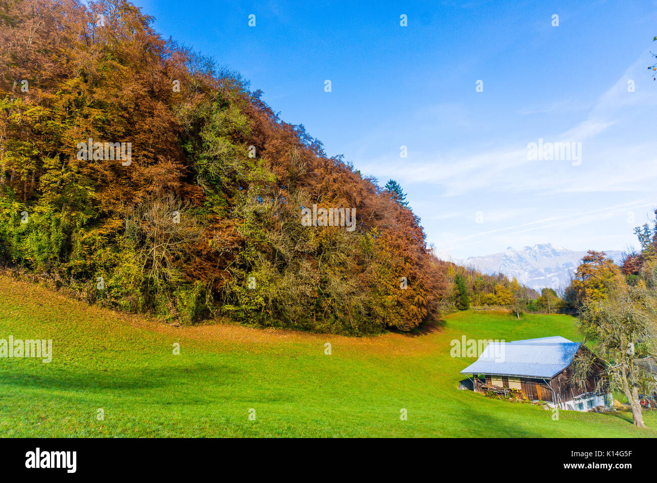 Beautiful small mountain hut hi-res stock photography and images - Alamy