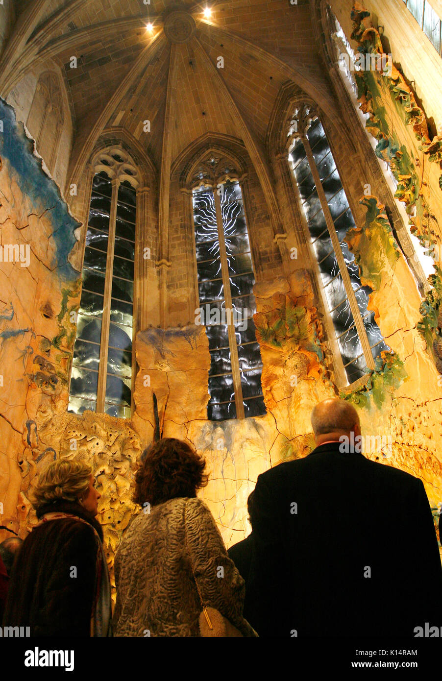 barcelo expo capilla seu cathedral church Stock Photo - Alamy