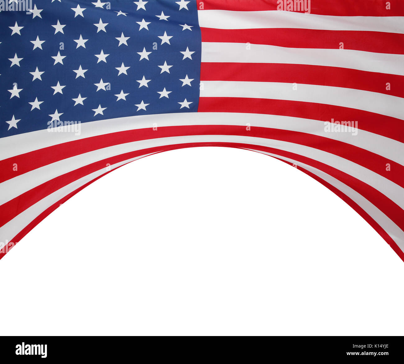 Closeup of American flag on plain background Stock Photo - Alamy