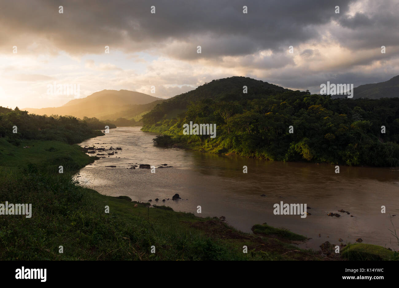 Ribeira de Iguape River in Iporanga, Brazil Stock Photo - Alamy