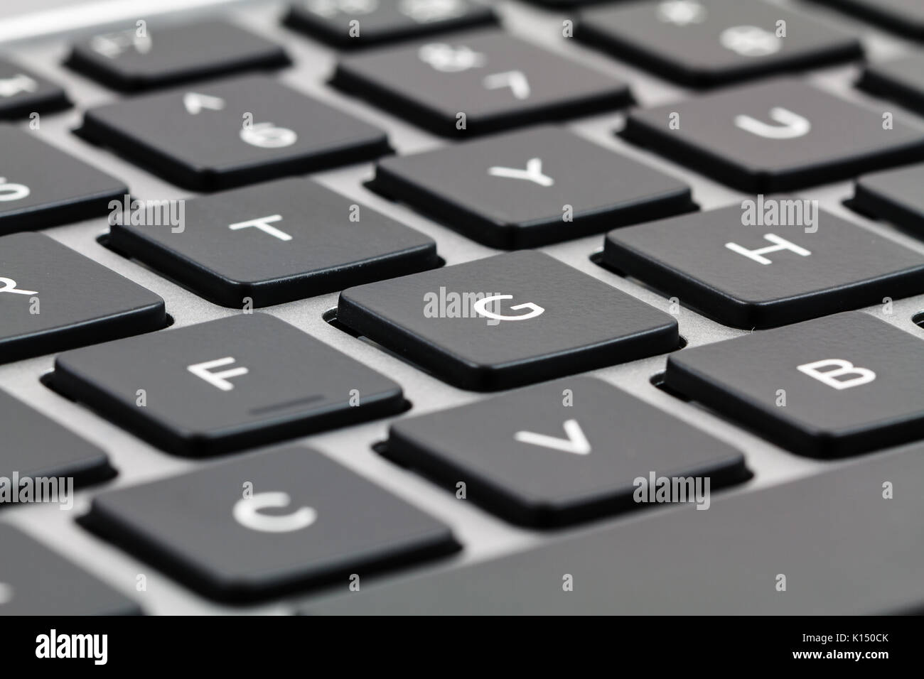 Laptop keyboard. Closeup Stock Photo - Alamy