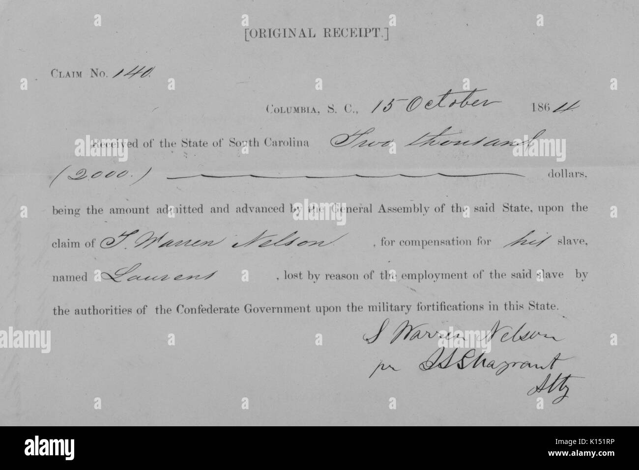 Slave 1860 history historical hi-res stock photography and images - Alamy