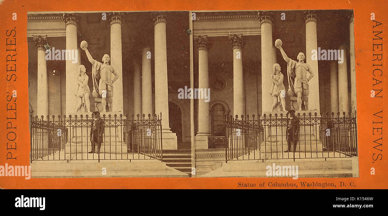 Stereographic card marked Peoples Series American Views, with with ...