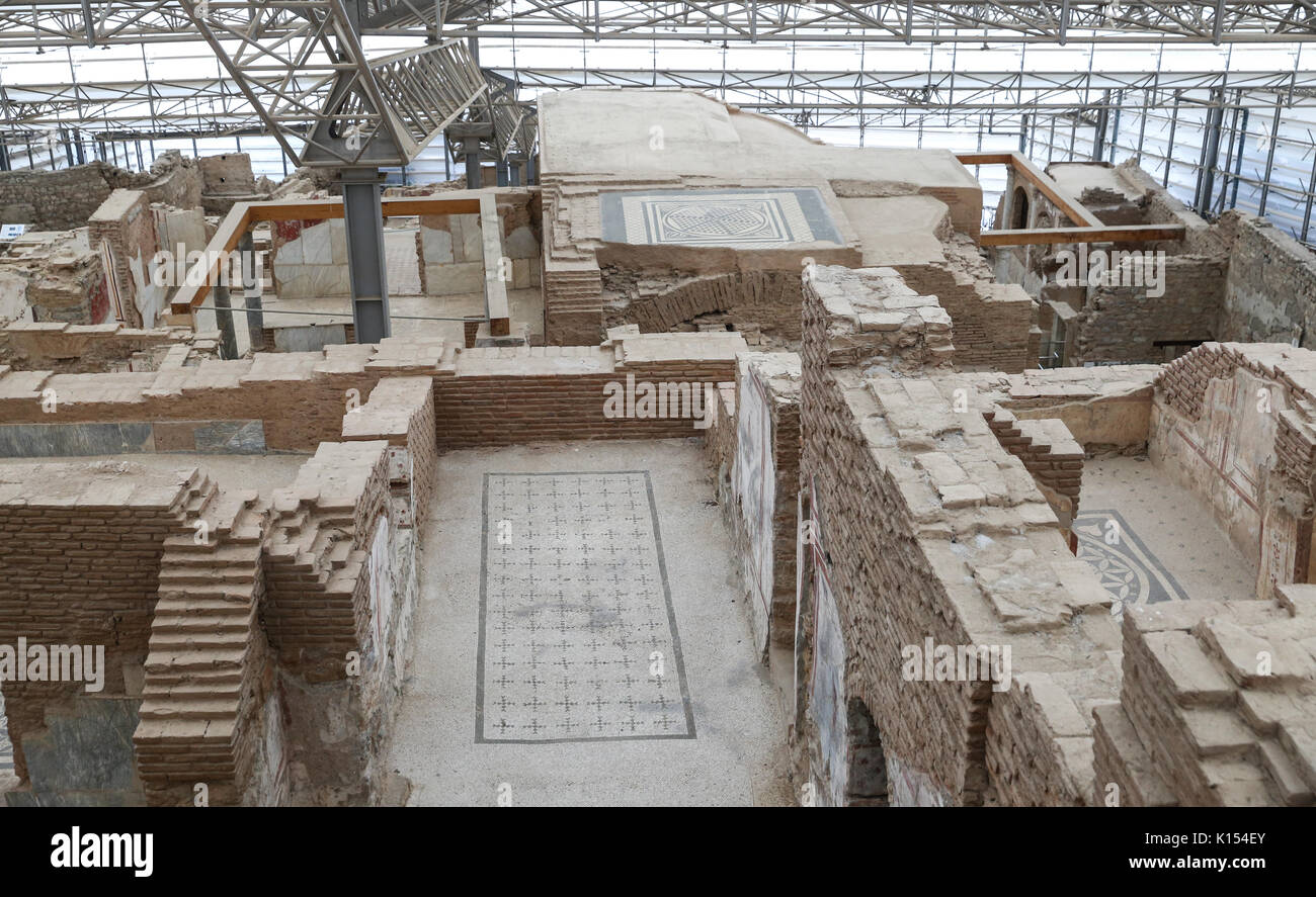 Terrace Houses in Ephesus Ancient City, Izmir, Turkey Stock Photo - Alamy