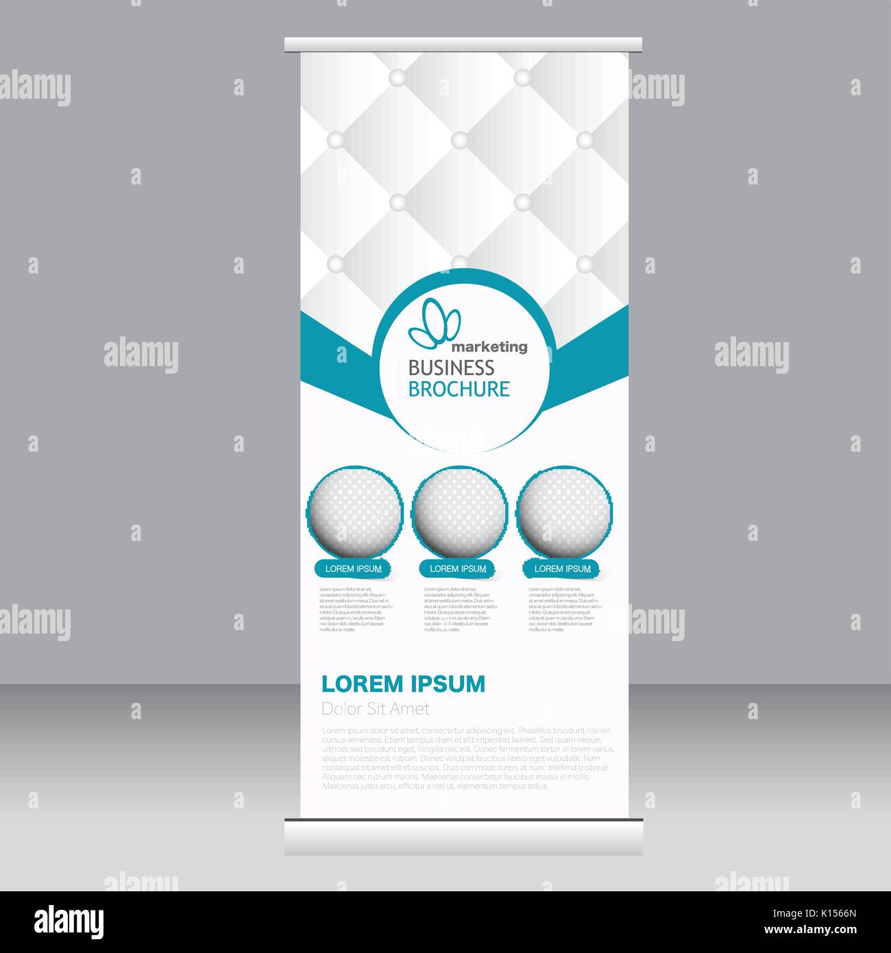 Roll up banner stand template. Abstract background for design, business ...