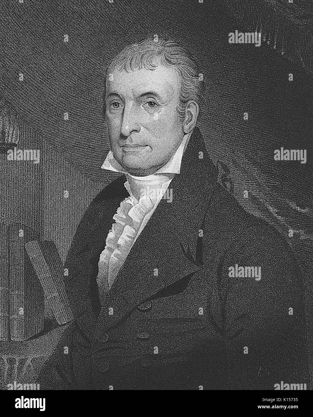 Portrait of Luther Martin, a Founding Father of the United States of ...