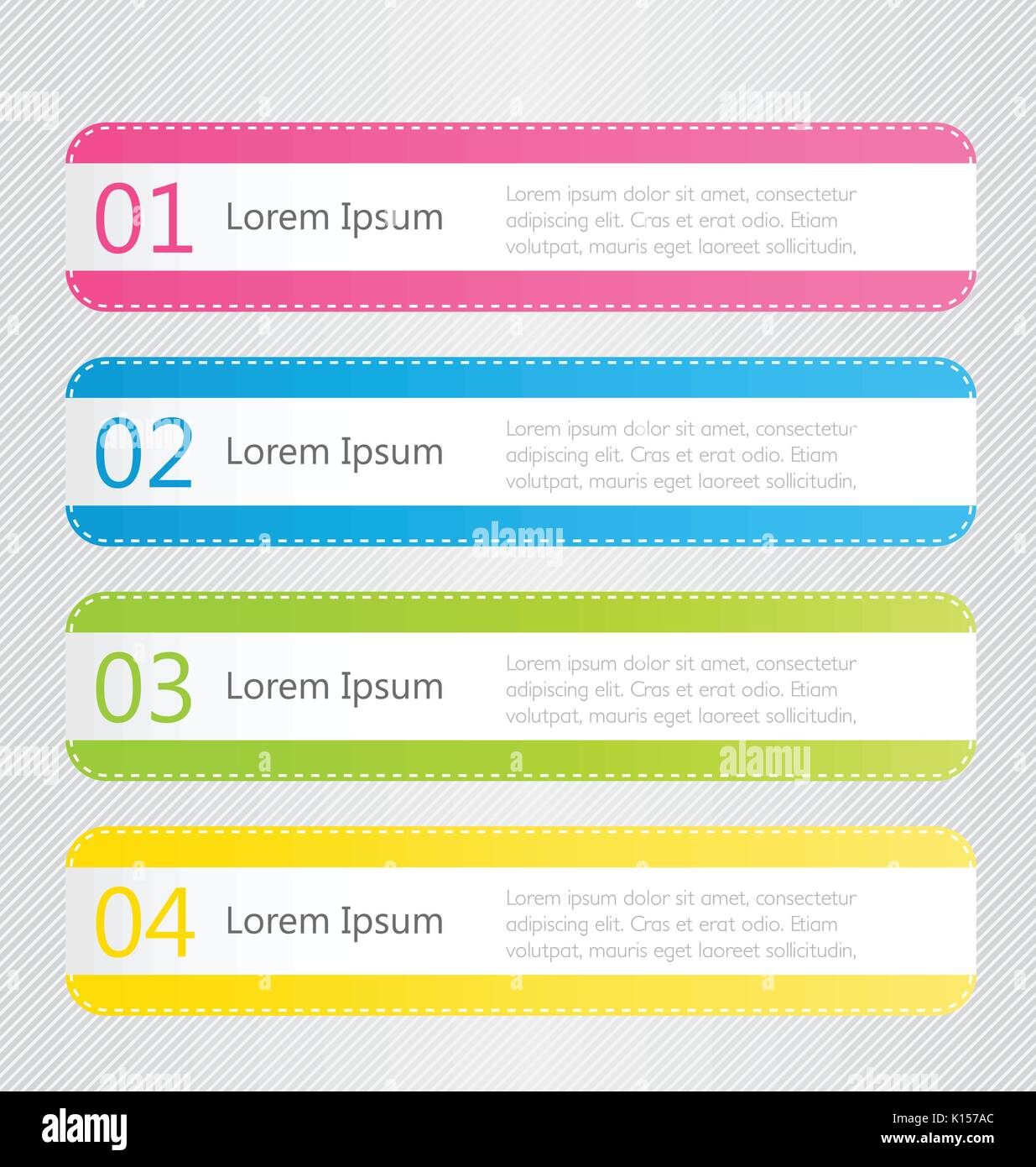 Modern infographics colorful design template with shadow vector ...
