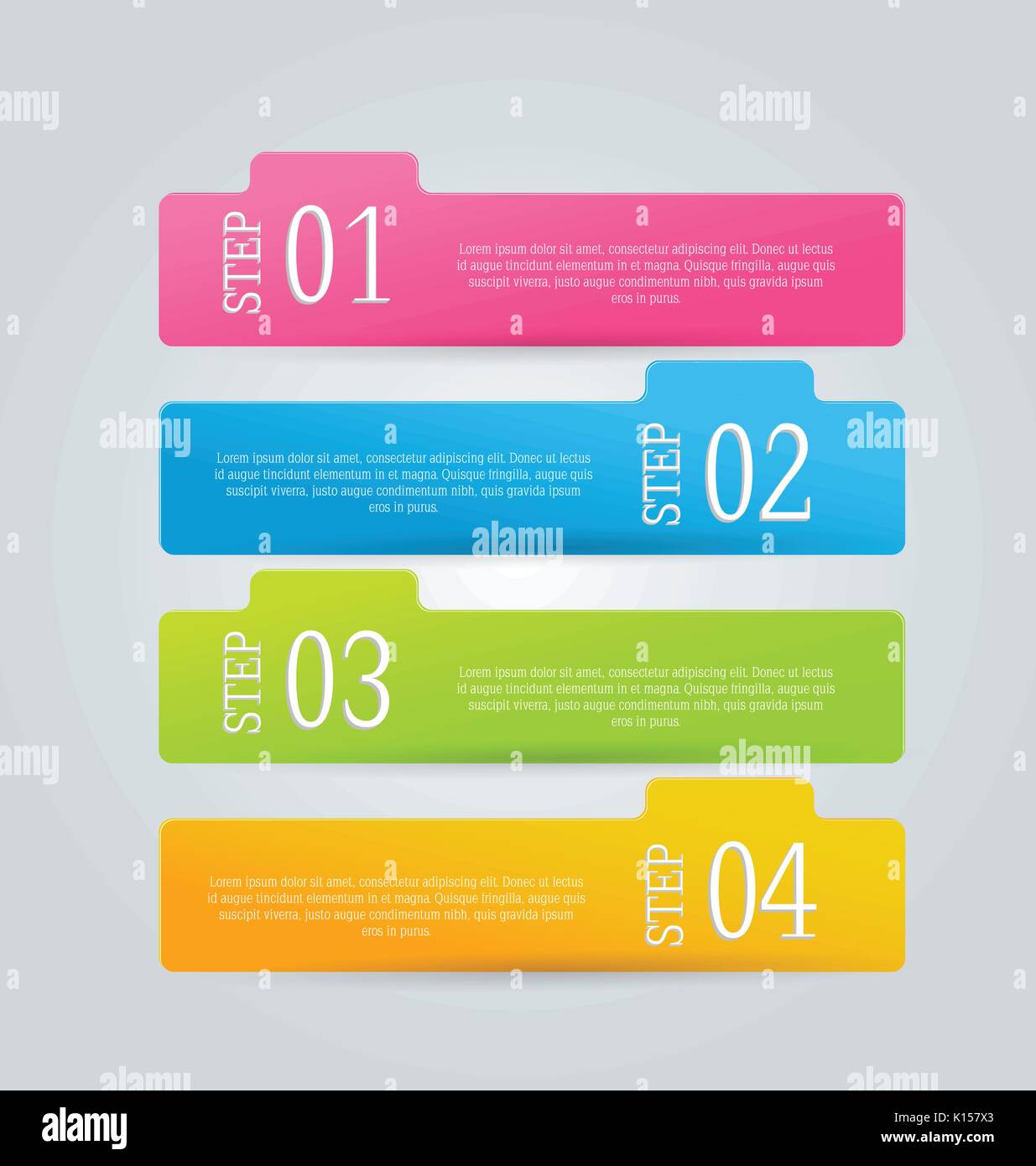 Infographic paper banners infograph hi-res stock photography and images ...