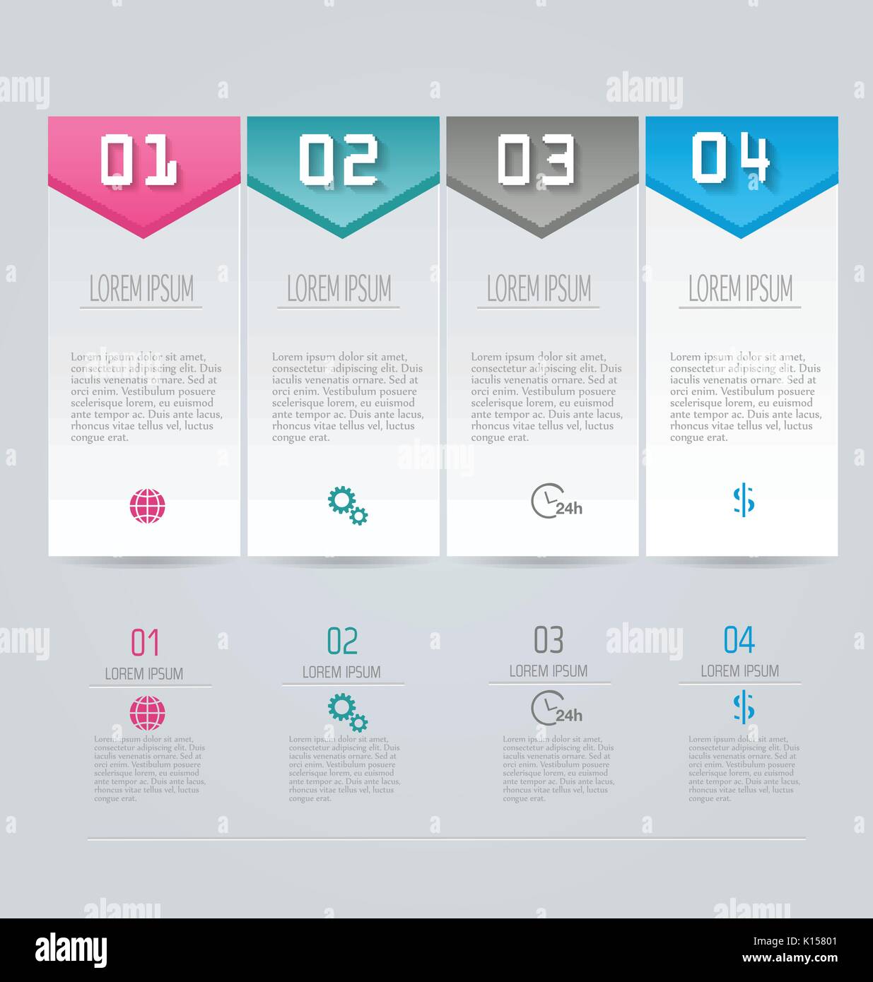 Modern inforgraphics template for banners, website templates and ...