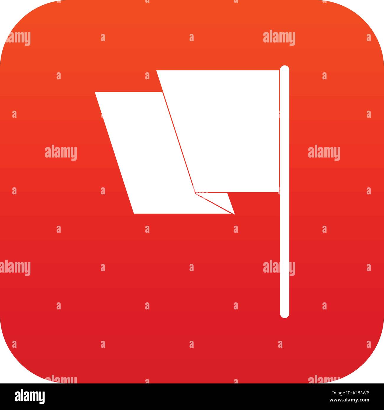Flag icon digital red Stock Vector Image & Art - Alamy