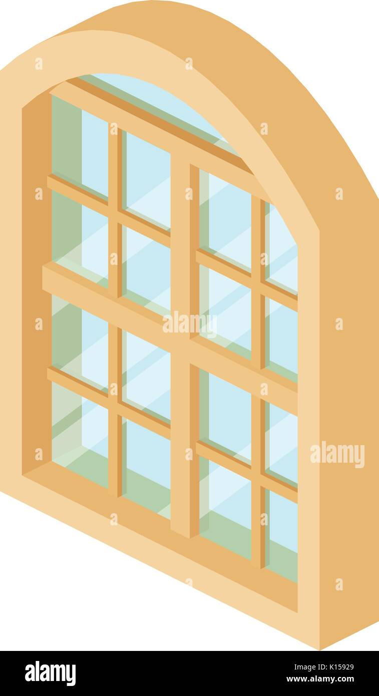 Restaurant window frame icon, isometric 3d style Stock Vector Image ...