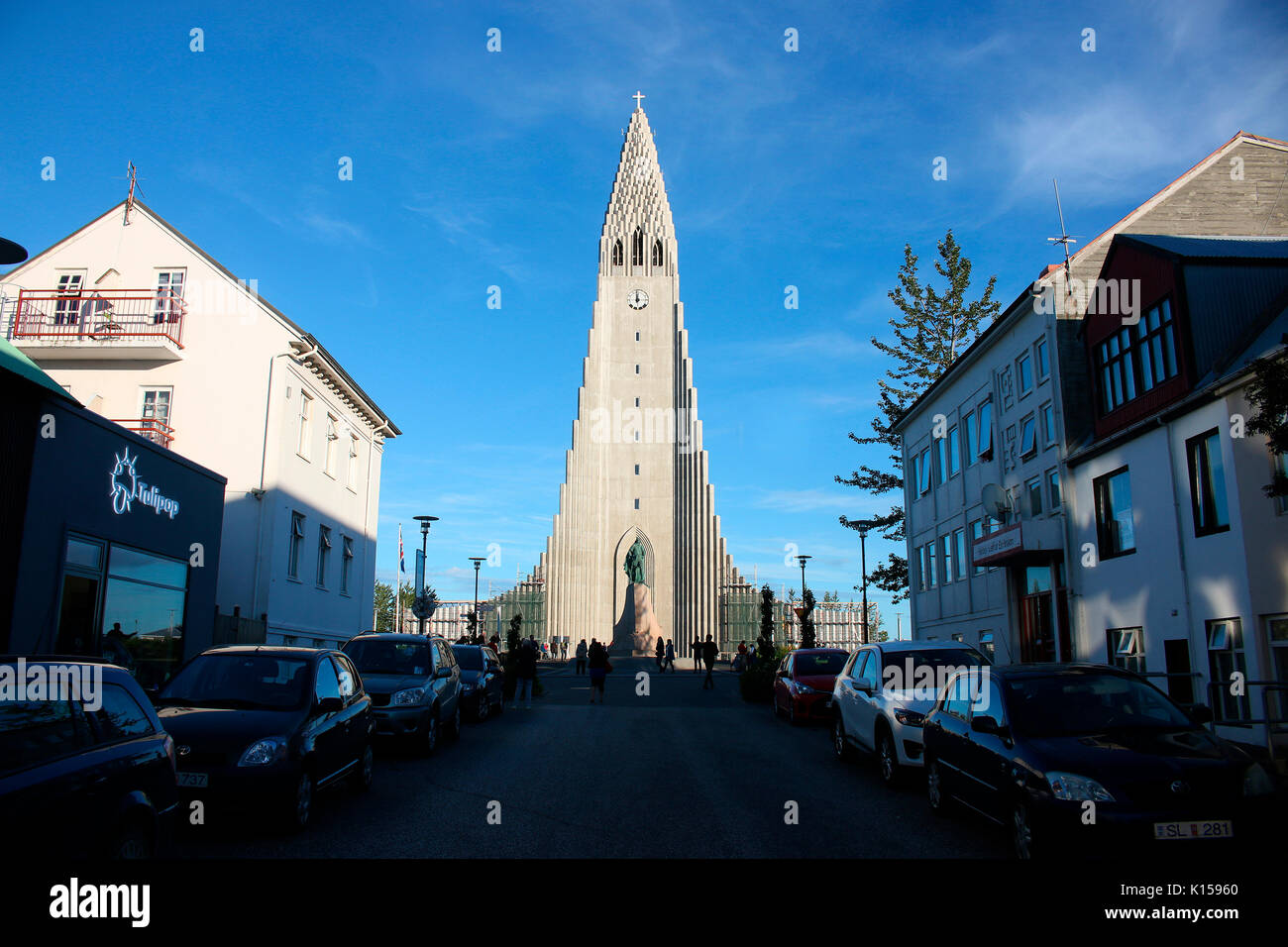 Hallgrimskirkja (Hallgrimskirche), Reykjavik, Island Stock Photo - Alamy