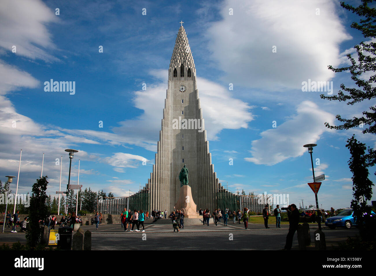 Hallgrimskirkja (Hallgrimskirche), Reykjavik, Island Stock Photo - Alamy