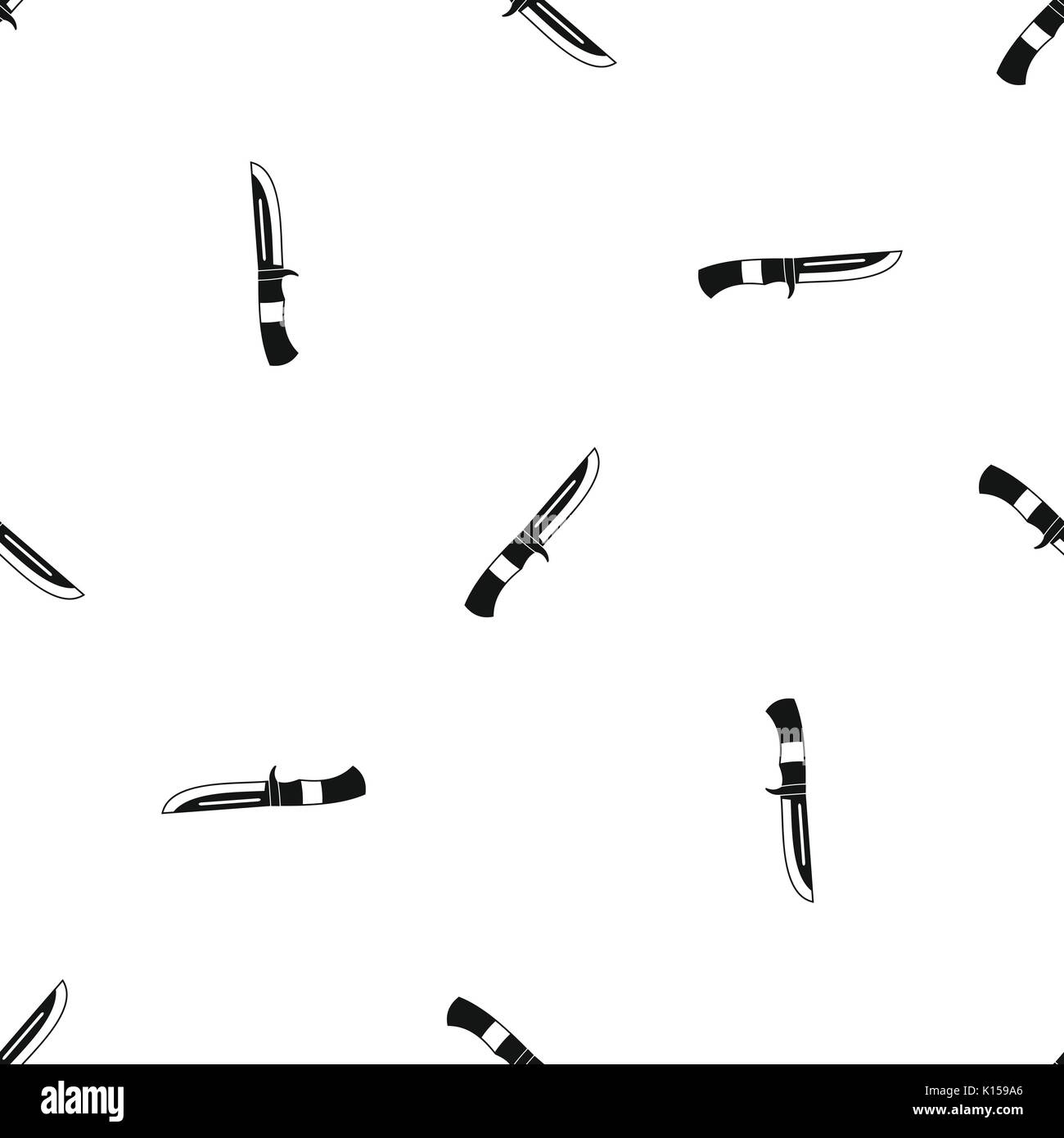 Knife pattern seamless black Stock Vector Image & Art - Alamy