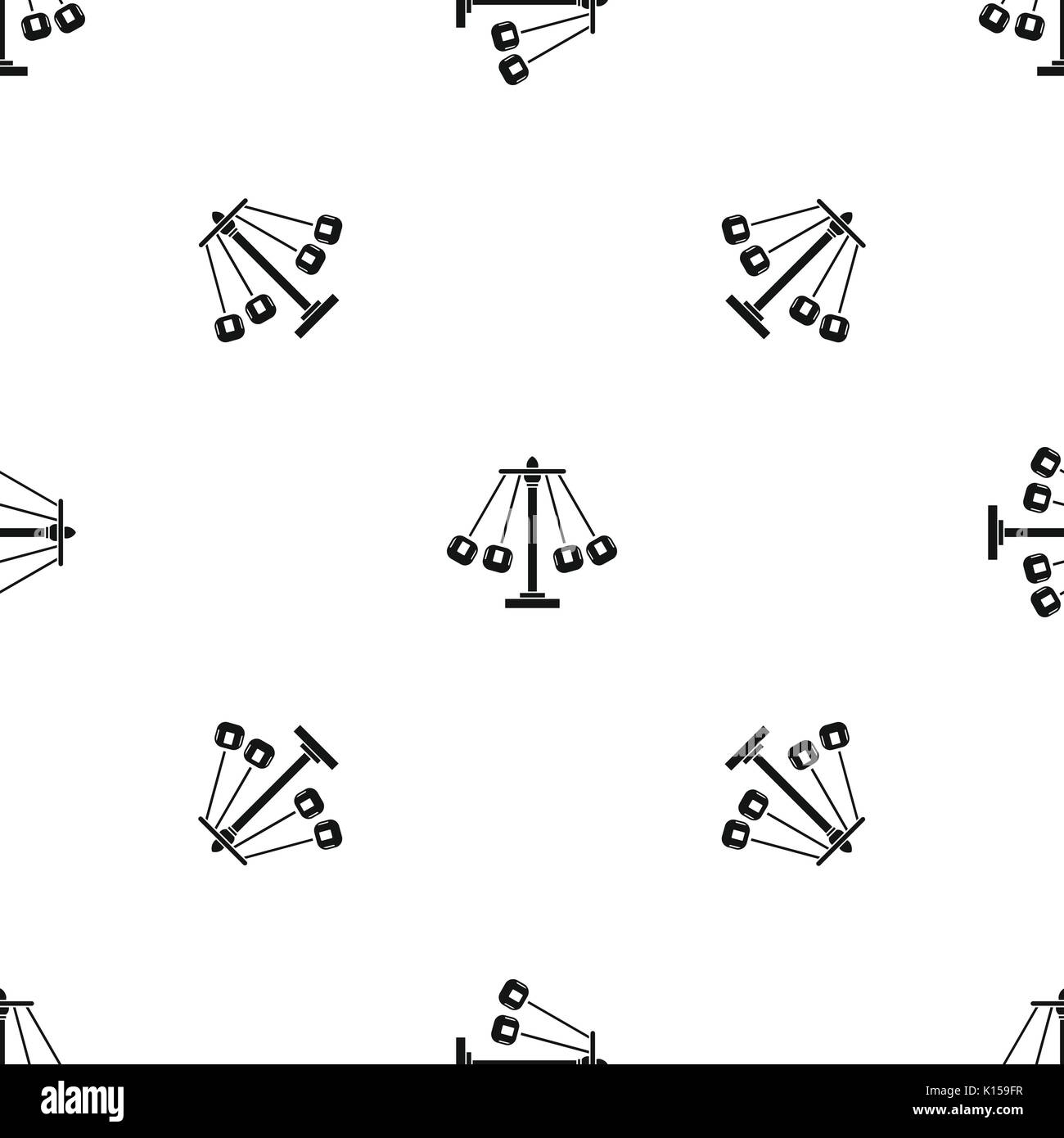 Colorful Swing Carousel Carnival Chair Stock Vector Images - Alamy