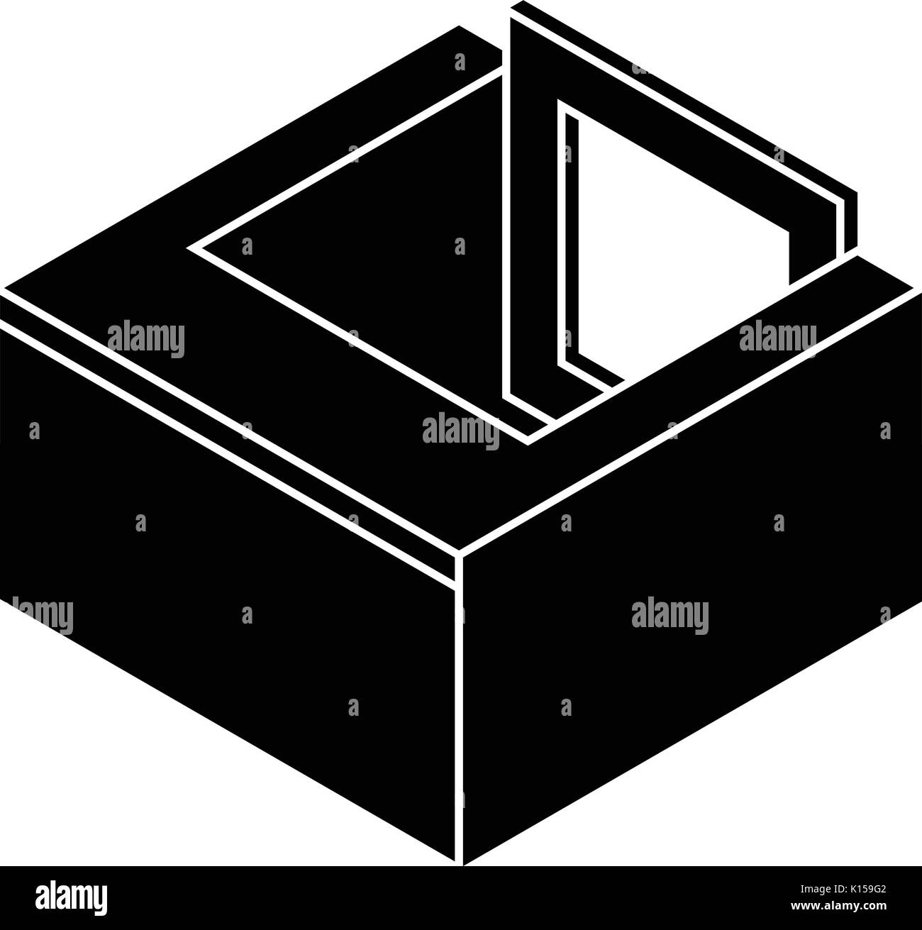 Basement window frame icon, simple black style Stock Vector Image & Art ...