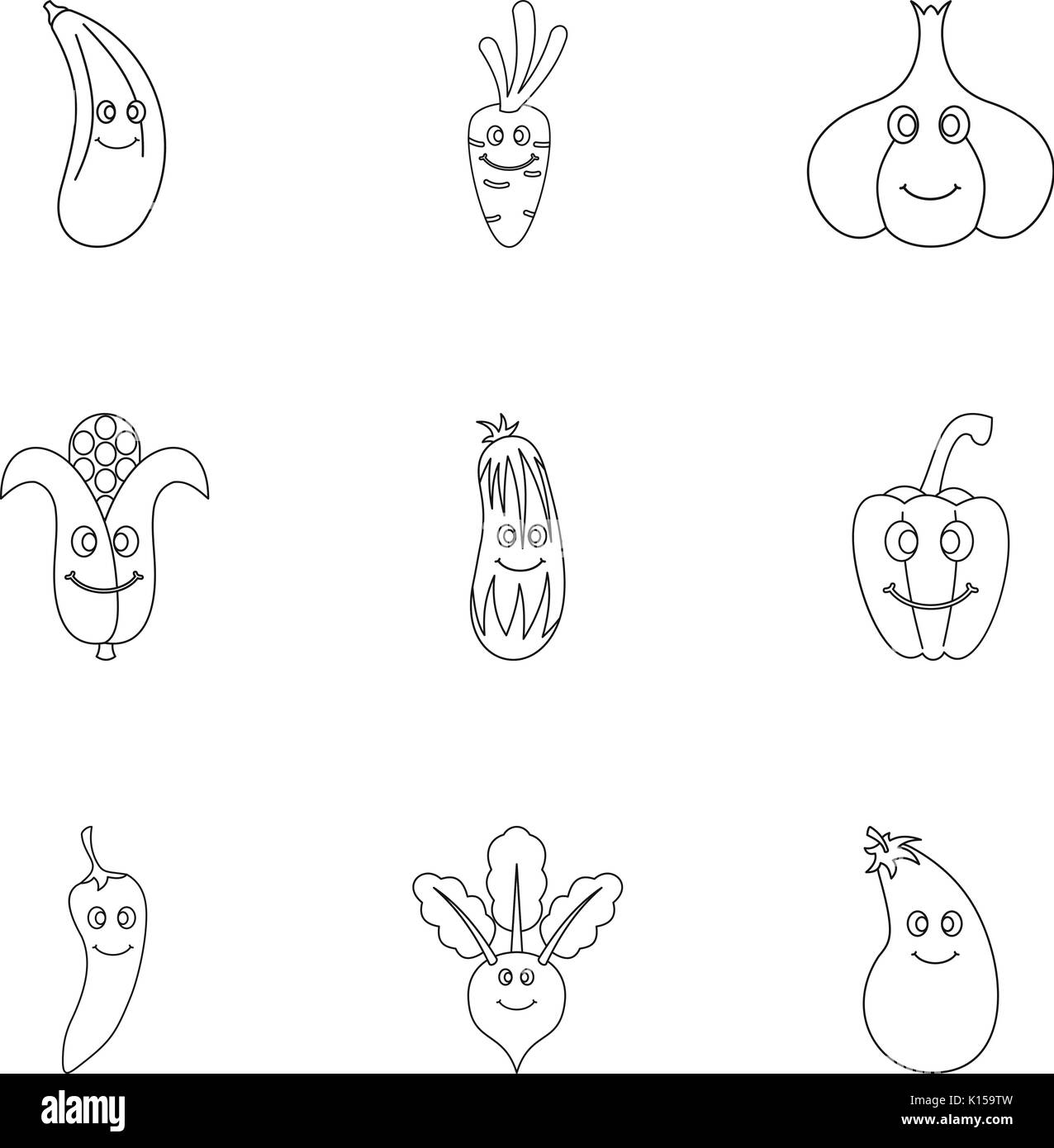 Fun funny face fresh Black and White Stock Photos & Images - Alamy