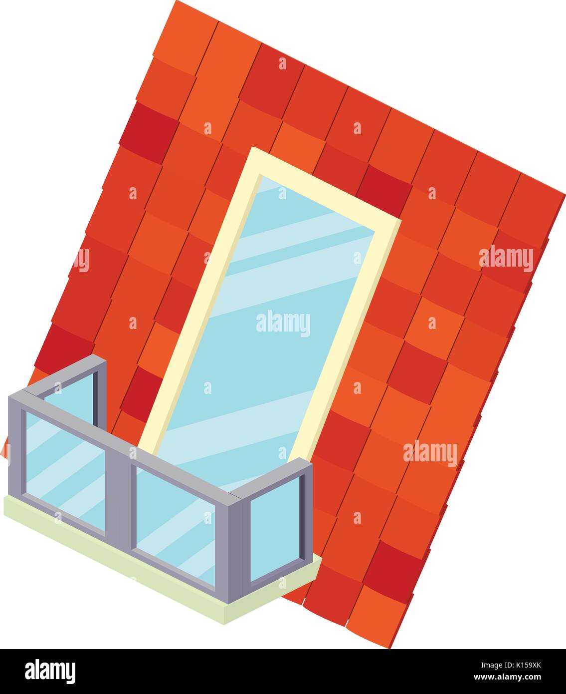 Glass Balcony Railing Cut Out Stock Images And Pictures Alamy