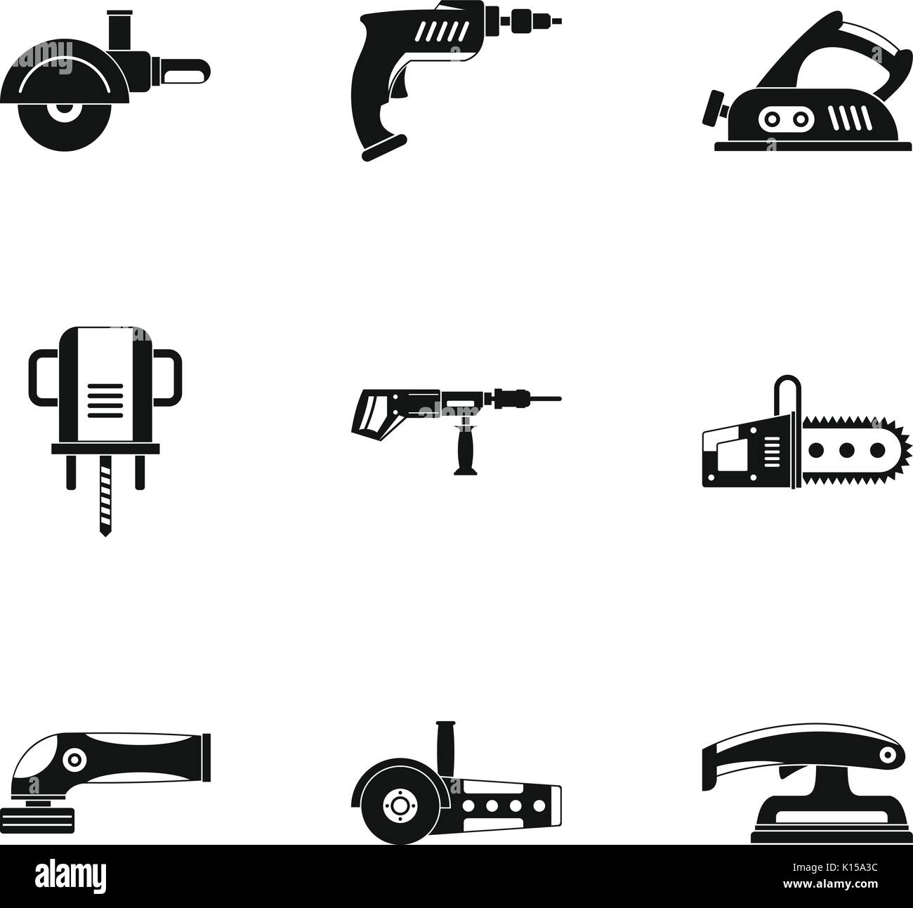 Power electric tool icon set, simple style Stock Vector Image & Art - Alamy Power electric tool icon set, simple style Stock Vector Image & Art - Alamy