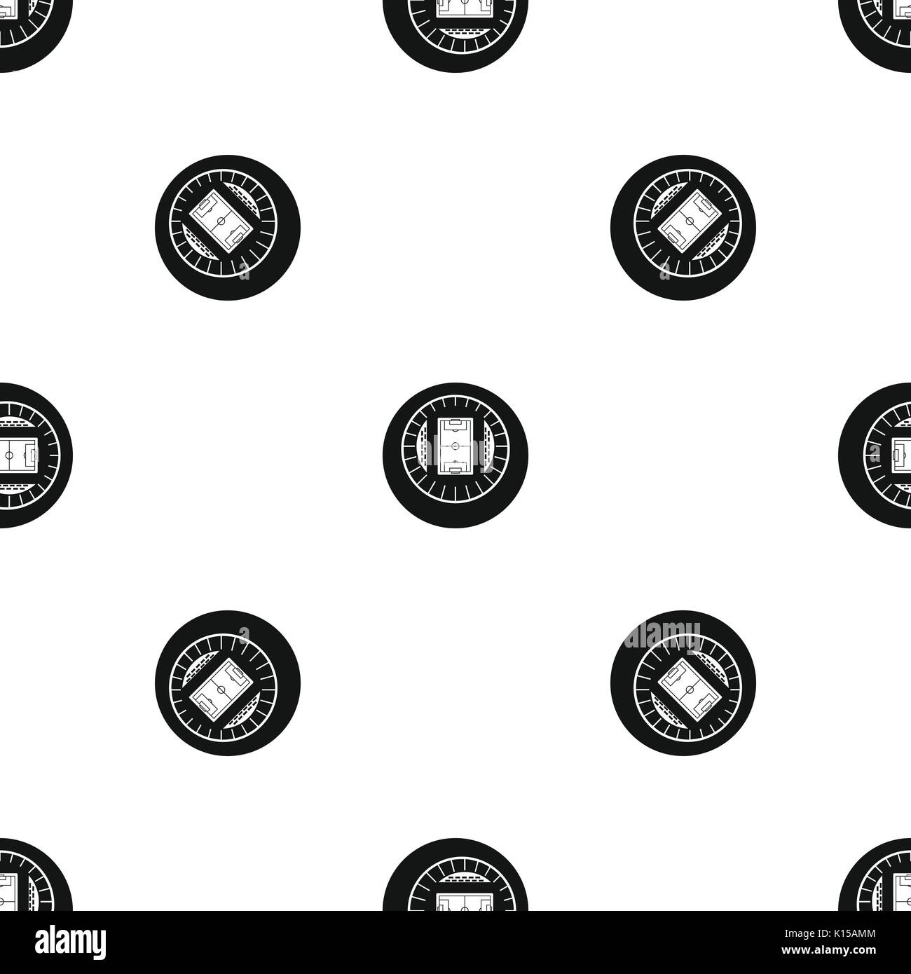 Top view football stadium aerial Black and White Stock Photos & Images ...