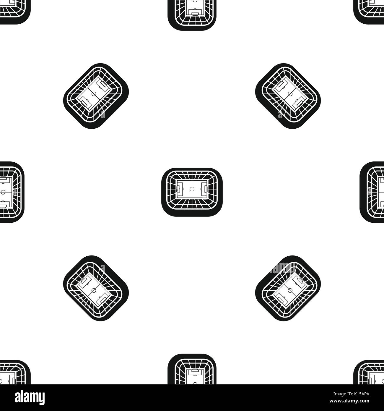 Stadium top view pattern seamless black Stock Vector Image & Art - Alamy