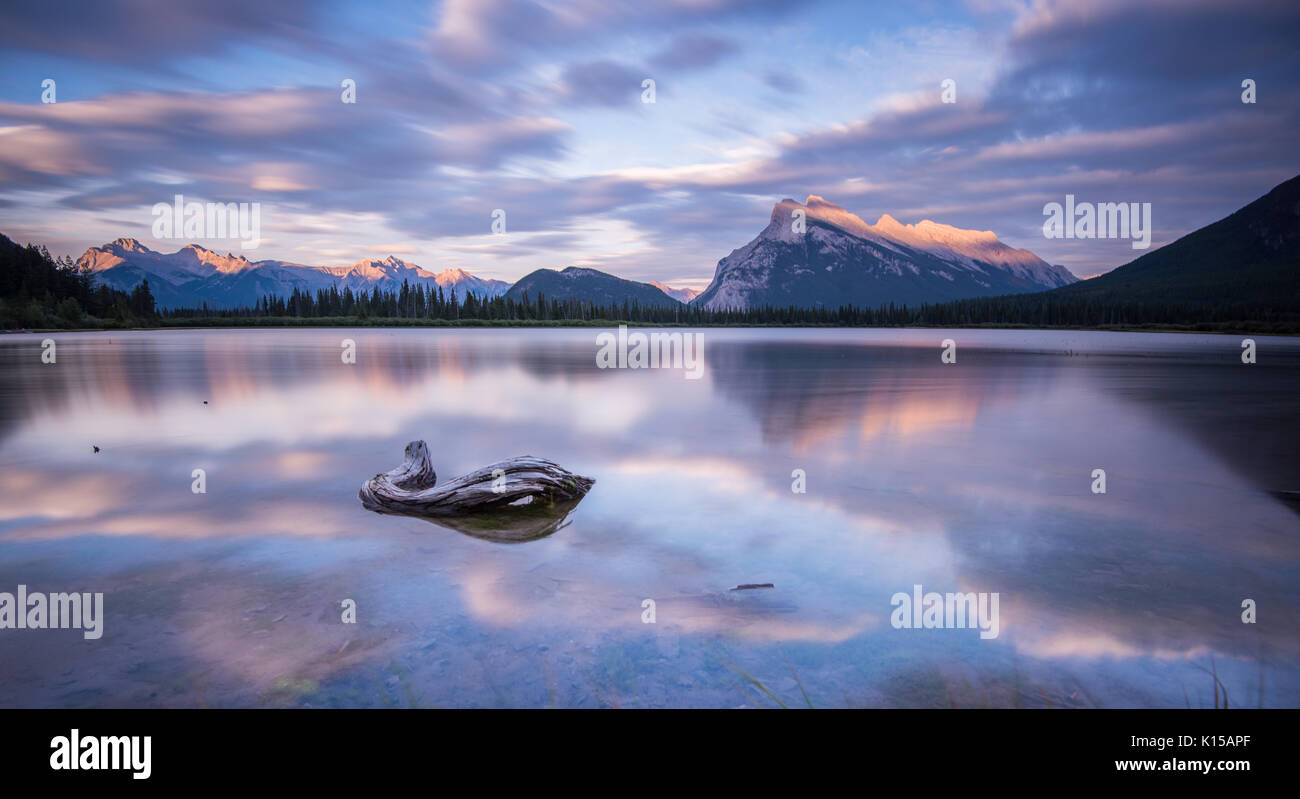 Rundle Mountain, Banff Stock Photo - Alamy