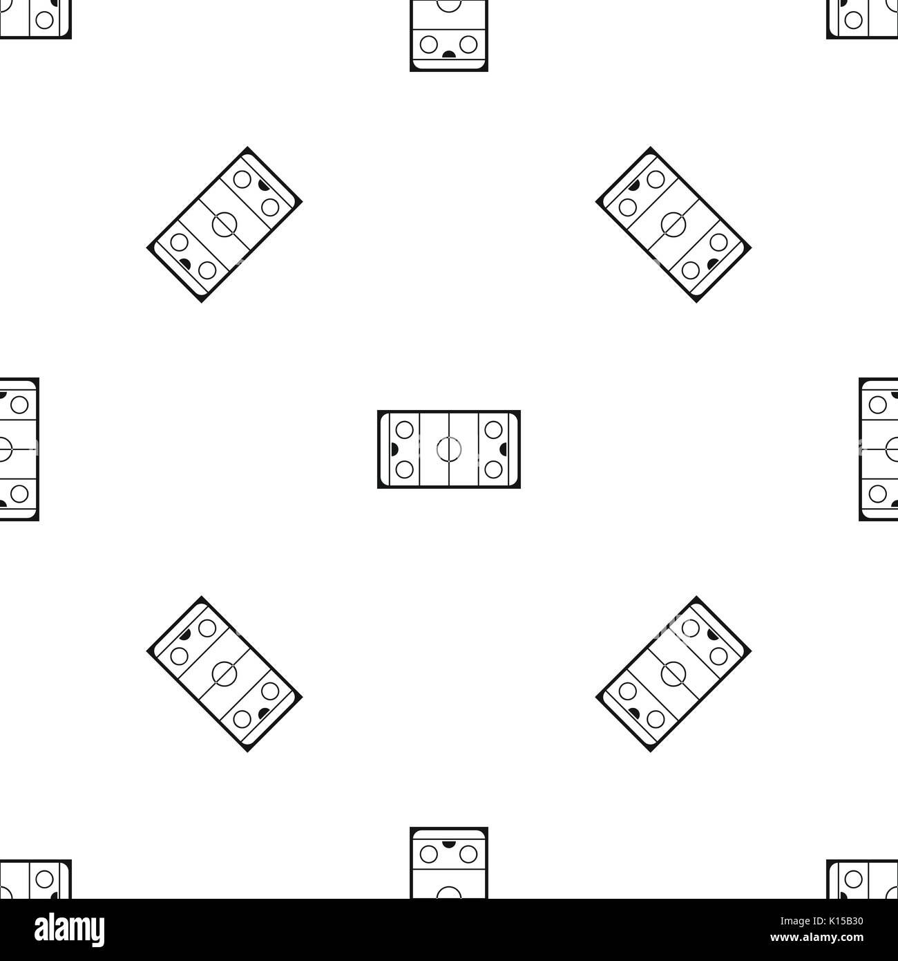 Ice hockey rink pattern seamless black Stock Vector Image & Art - Alamy