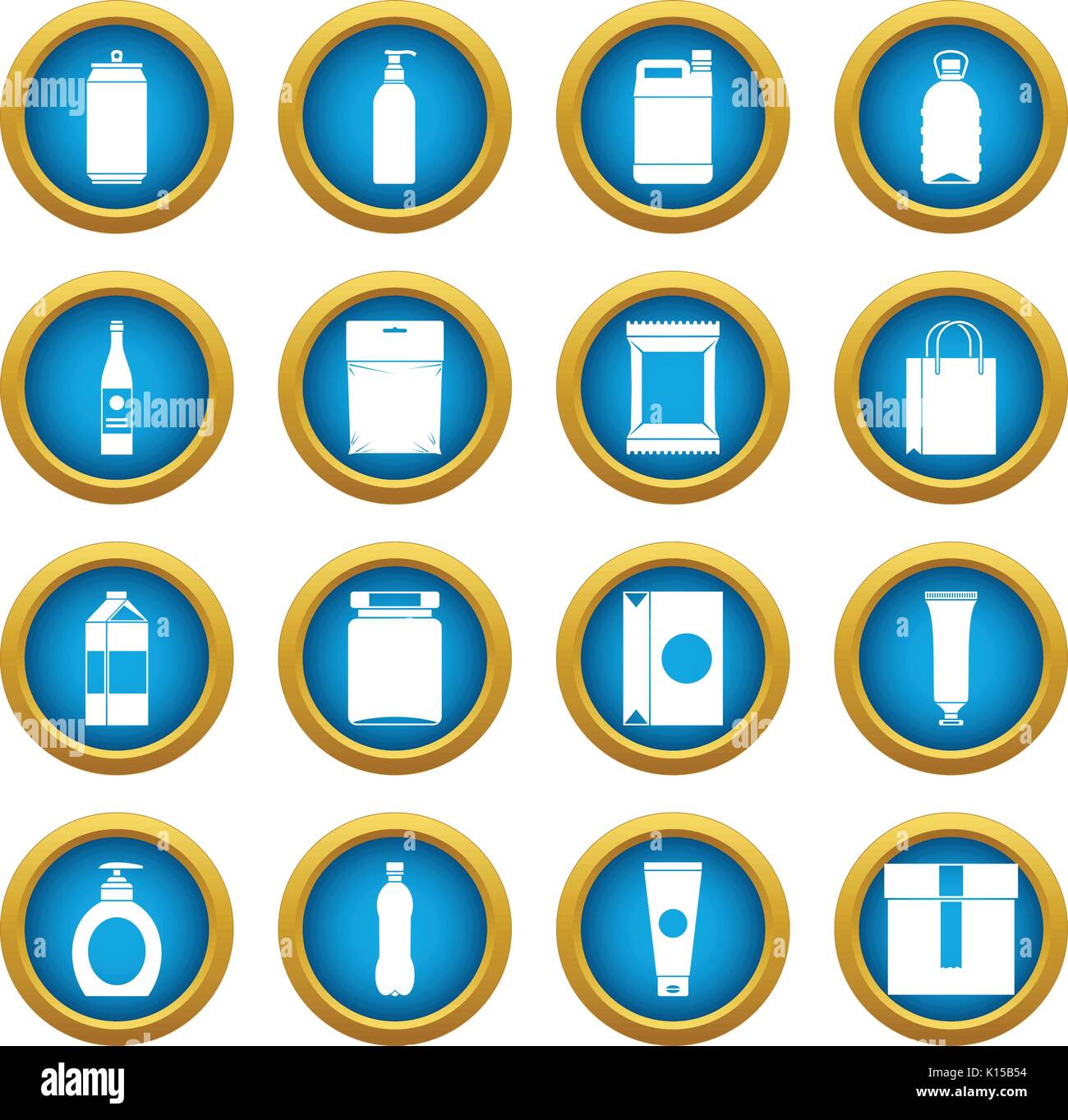 Packaging items icons blue circle set Stock Vector Image & Art - Alamy Packaging items icons blue circle set Stock Vector Image & Art - Alamy