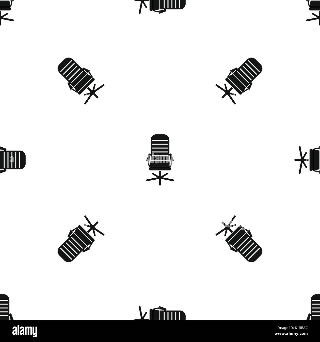 Office chair pattern seamless black Stock Vector Image & Art - Alamy