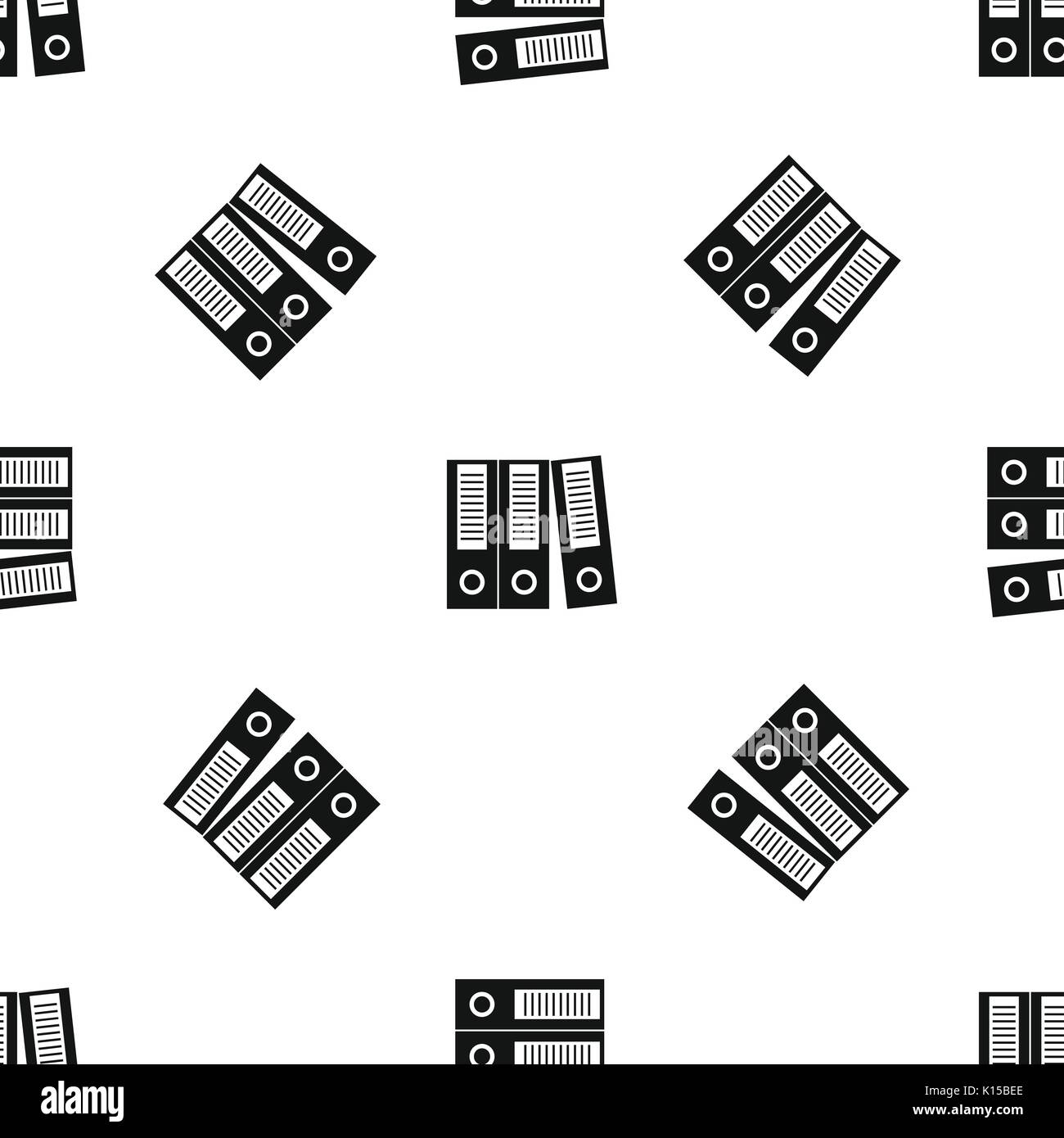 Office folders pattern seamless black Stock Vector Image & Art - Alamy