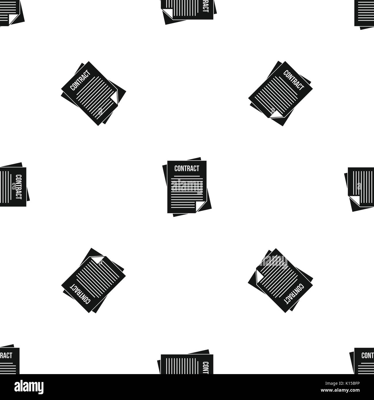 Contract pattern seamless black Stock Vector Image & Art - Alamy