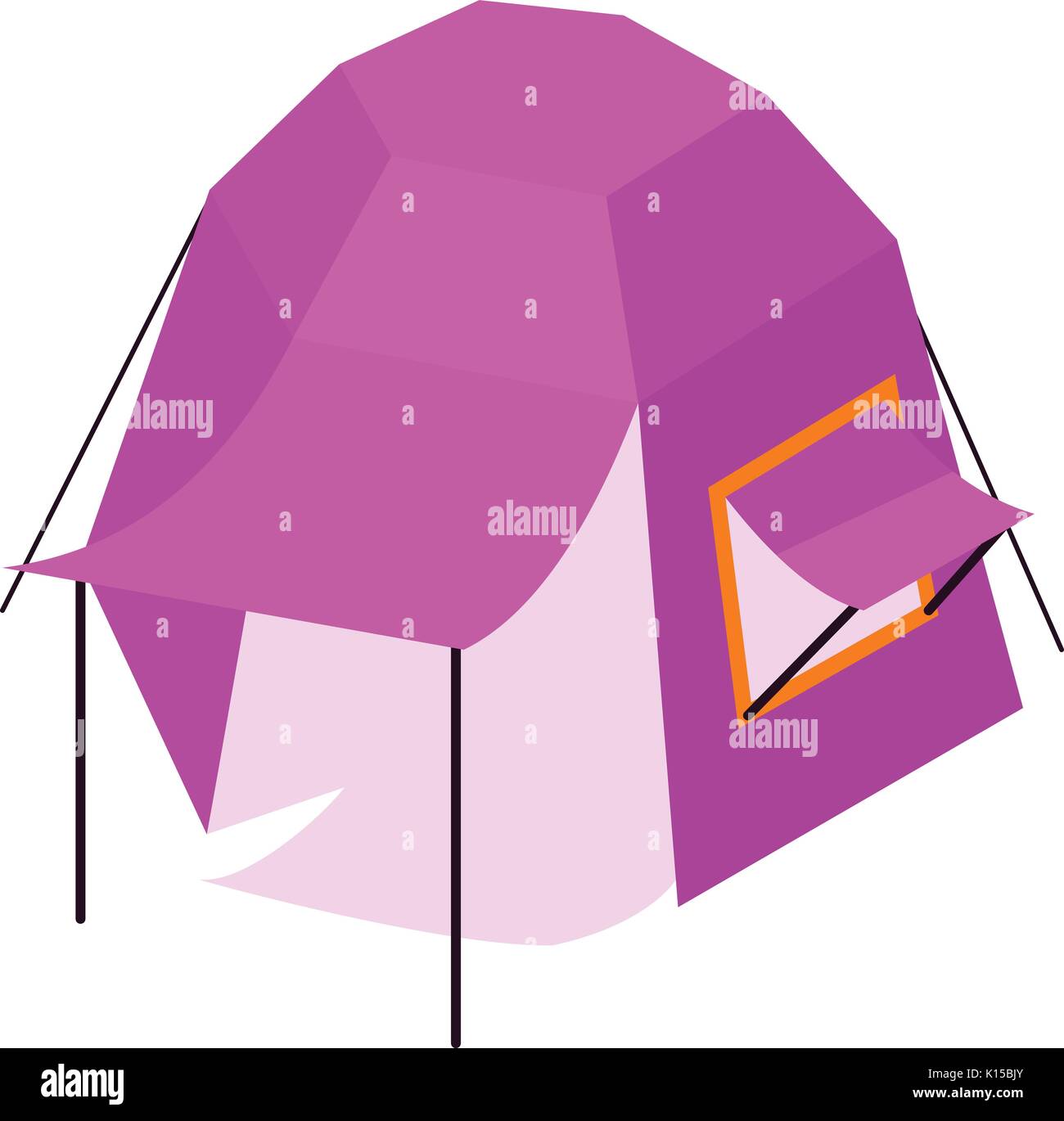 Pink tent icon, isometric 3d style Stock Vector Image & Art - Alamy