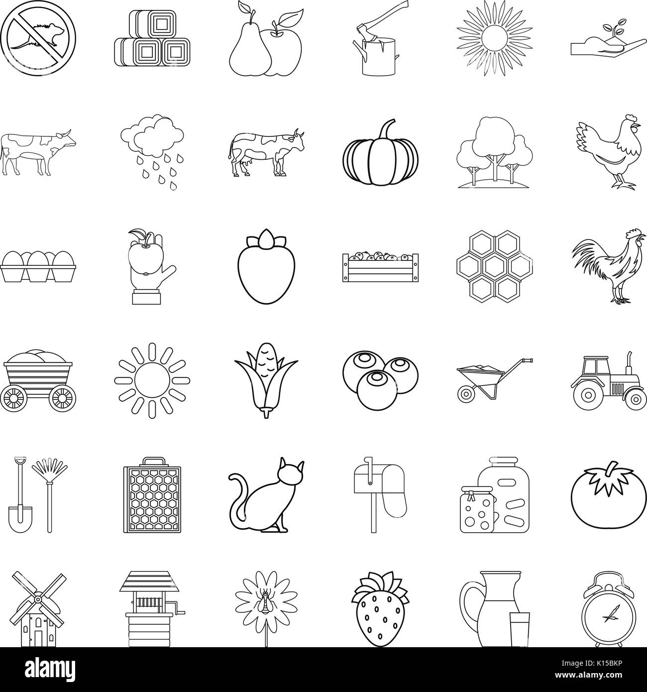 Cat animal tractor Stock Vector Images - Alamy