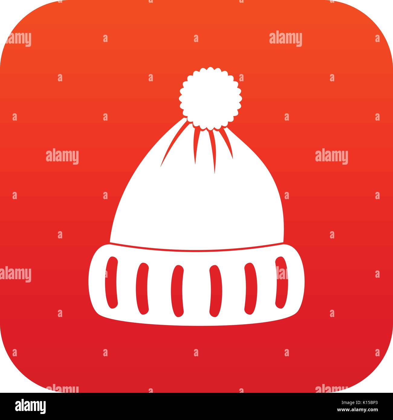 Wearing woolen cap Stock Vector Images - Alamy