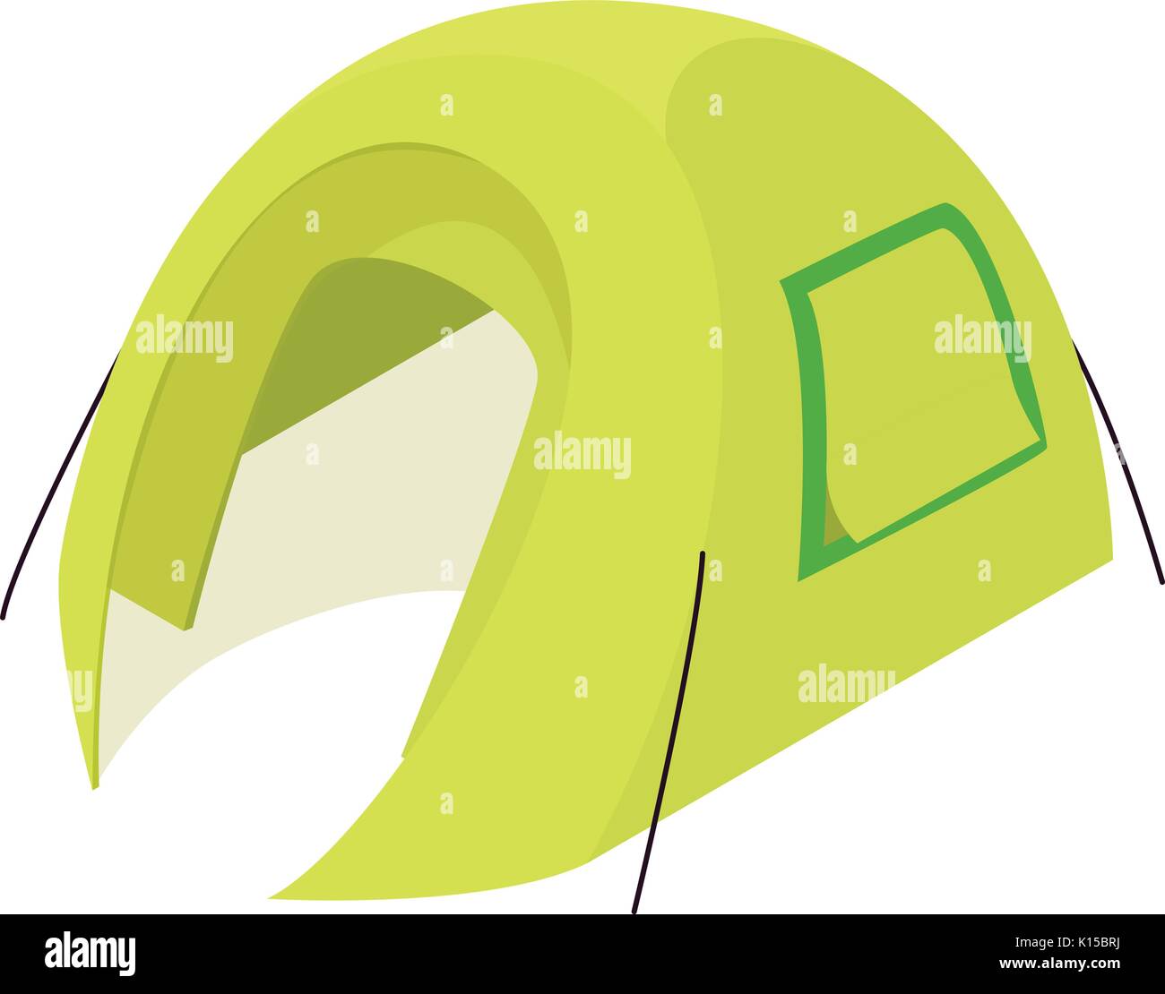 Green tent icon, isometric 3d style Stock Vector Image & Art - Alamy