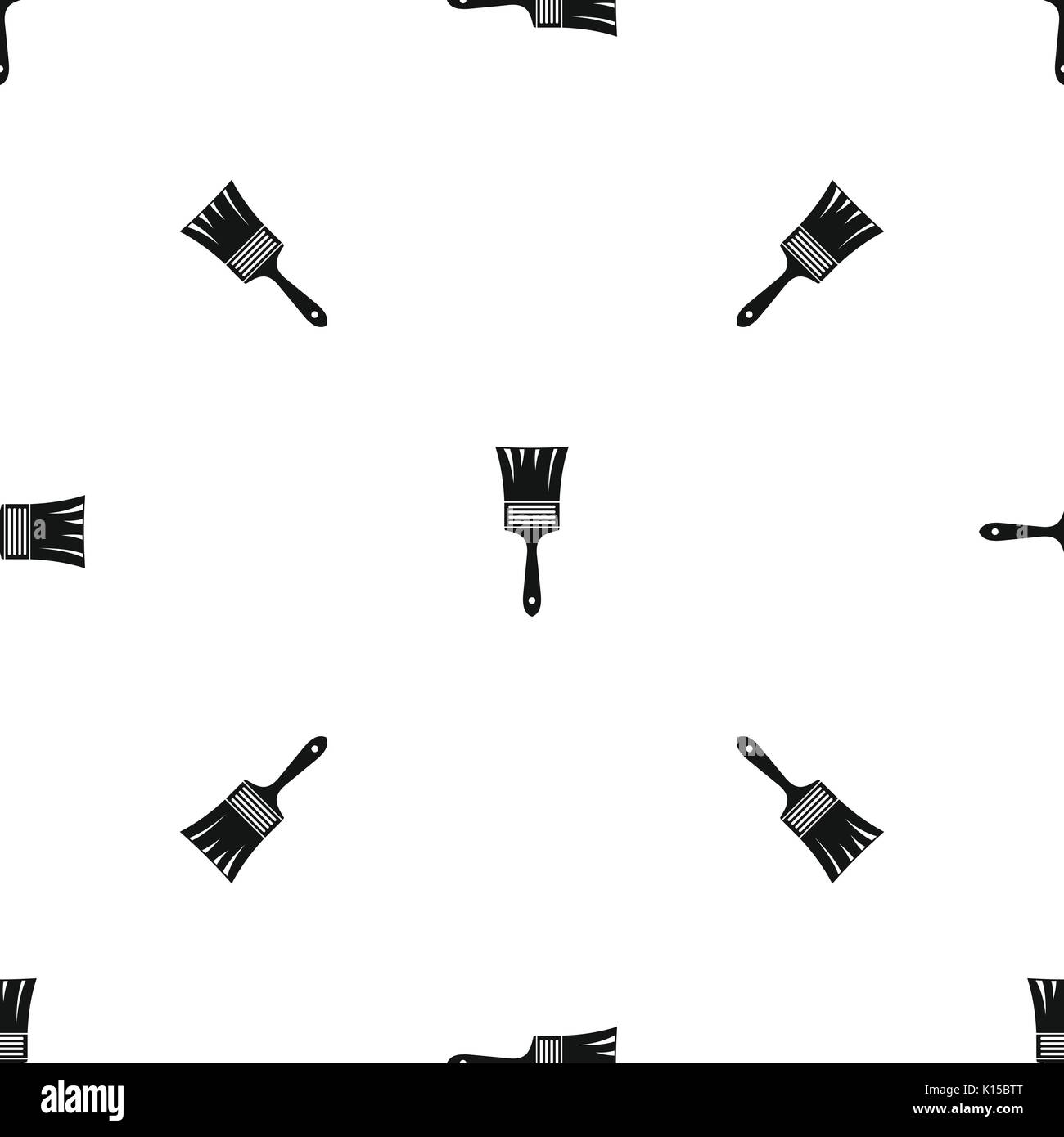 Paint brush pattern seamless black Stock Vector Image & Art - Alamy