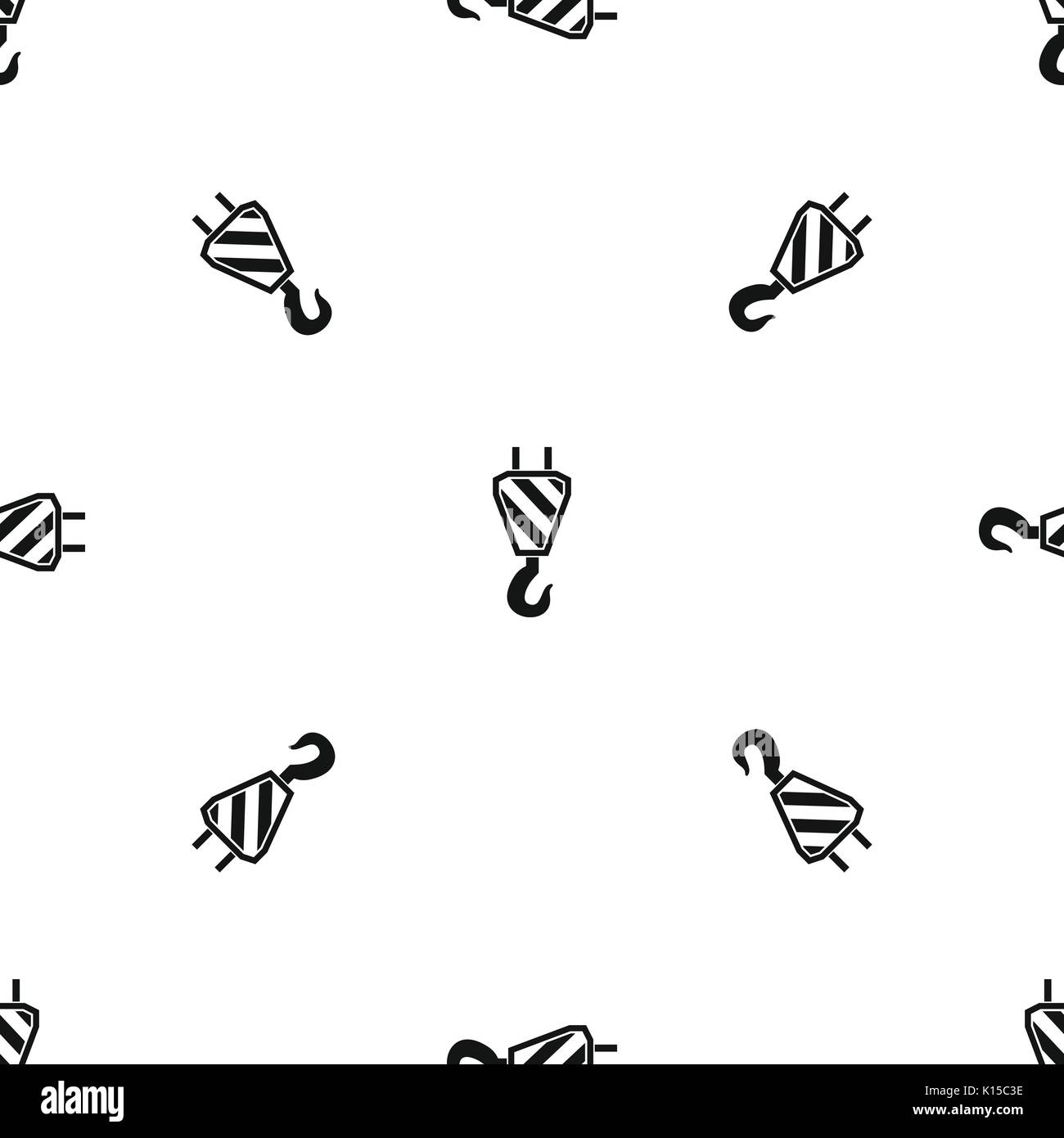 Crane hook pattern seamless black Stock Vector Image & Art - Alamy