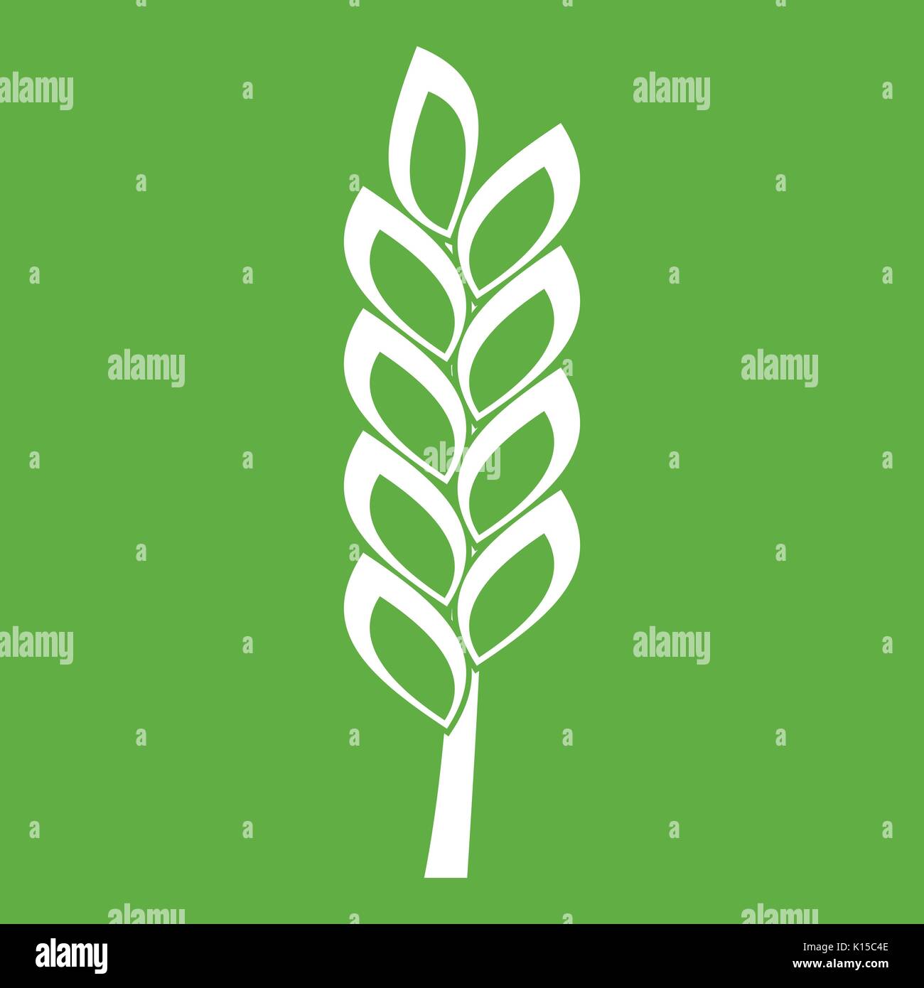 One spike icon green Stock Vector Image & Art - Alamy