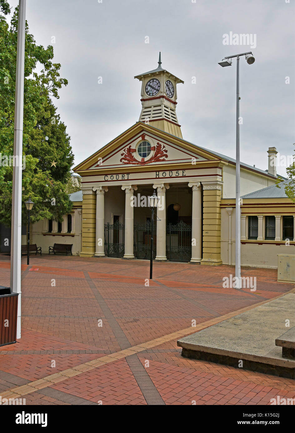 the historic Armidale court House built in 1860 Stock Photo - Alamy