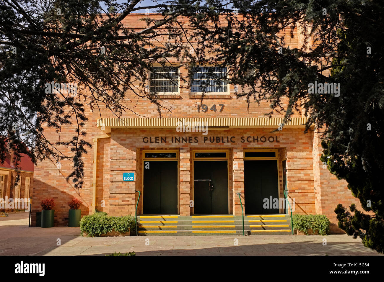 Glen Innes Public School built in 1929 Stock Photo - Alamy