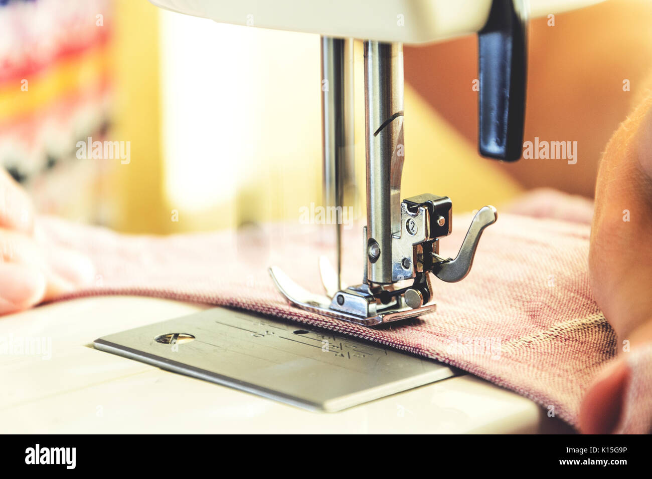 Tailoring process on sewing hi-res stock photography and images - Alamy