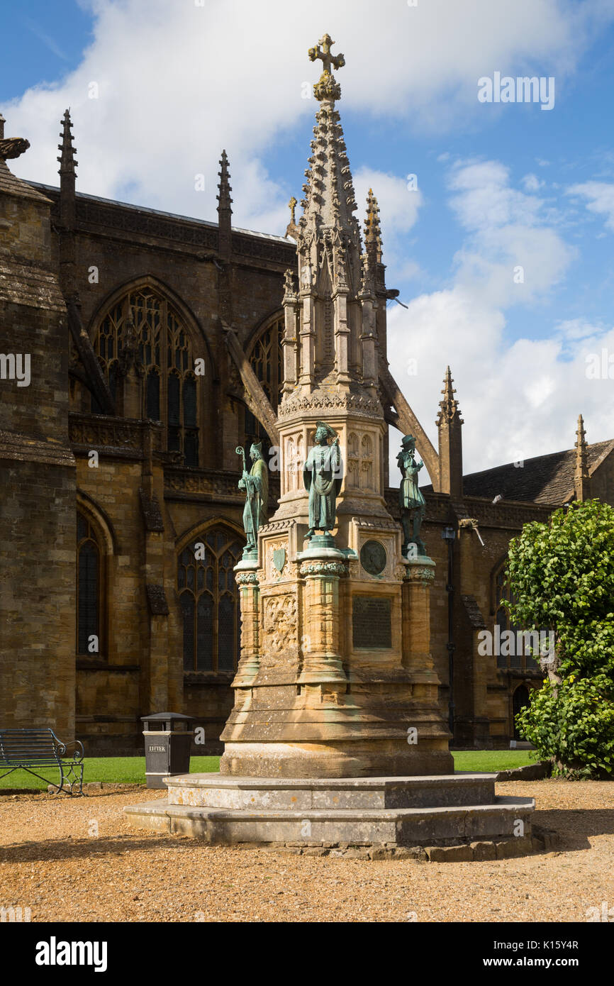 The Digby Memorial (Victorian stone monument with bronze figures ...