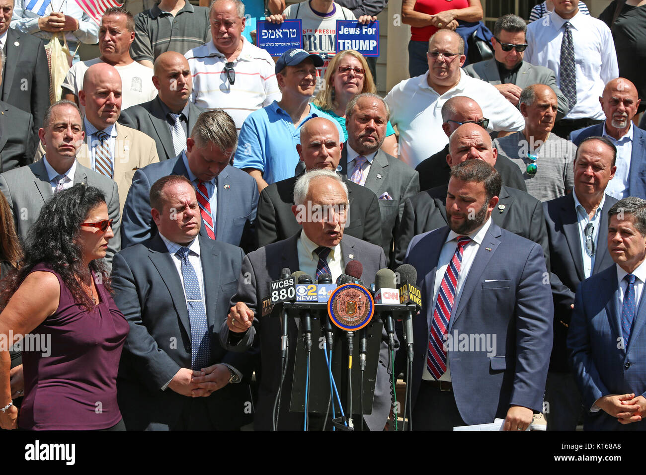 New York, USA. 24th Aug, 2017. New York City Council member for Staten ...