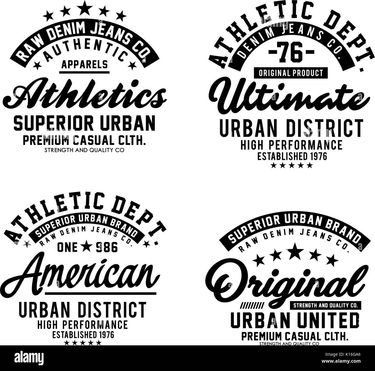 Athletic logo Stock Vector Images - Alamy