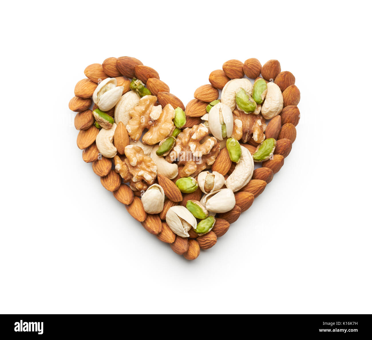 Organic almond nuts forming hi-res stock photography and images - Alamy