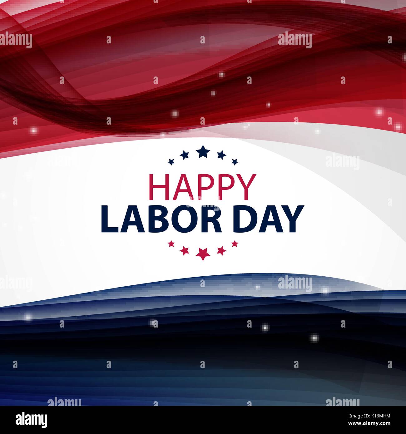 Happy Labor Day Poster Vector Illustration Stock Vector Image & Art - Alamy